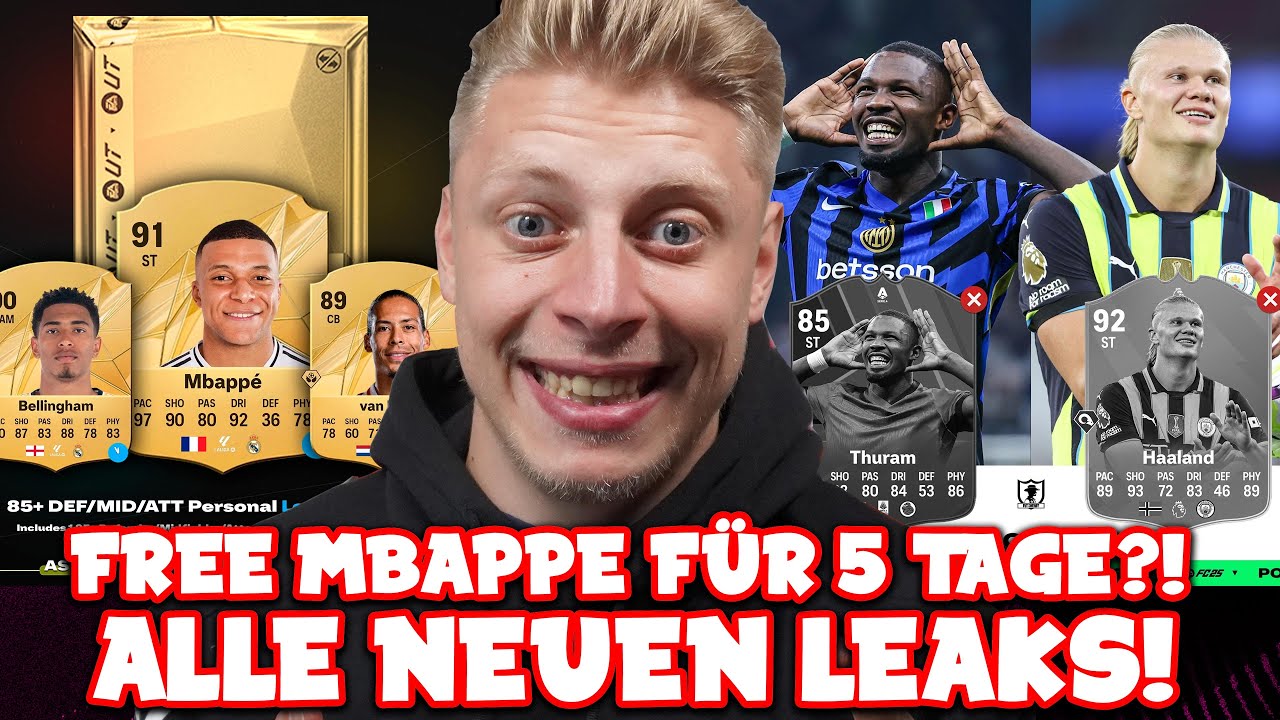FREE MBAPPE FÜR 5 TAGE??! ALLE NEUEN LEAKS zu EA FC 25 - YouTube
