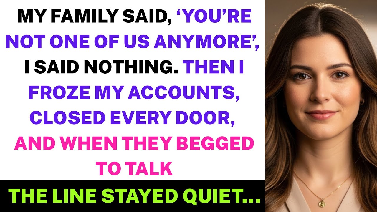My Family Said, ‘You’re Not One of Us Anymore.’ Funny How Quiet It Got ...