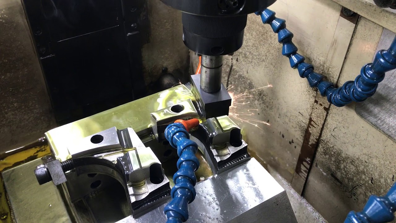 EDM Machining, Steel Mold Insert - YouTube