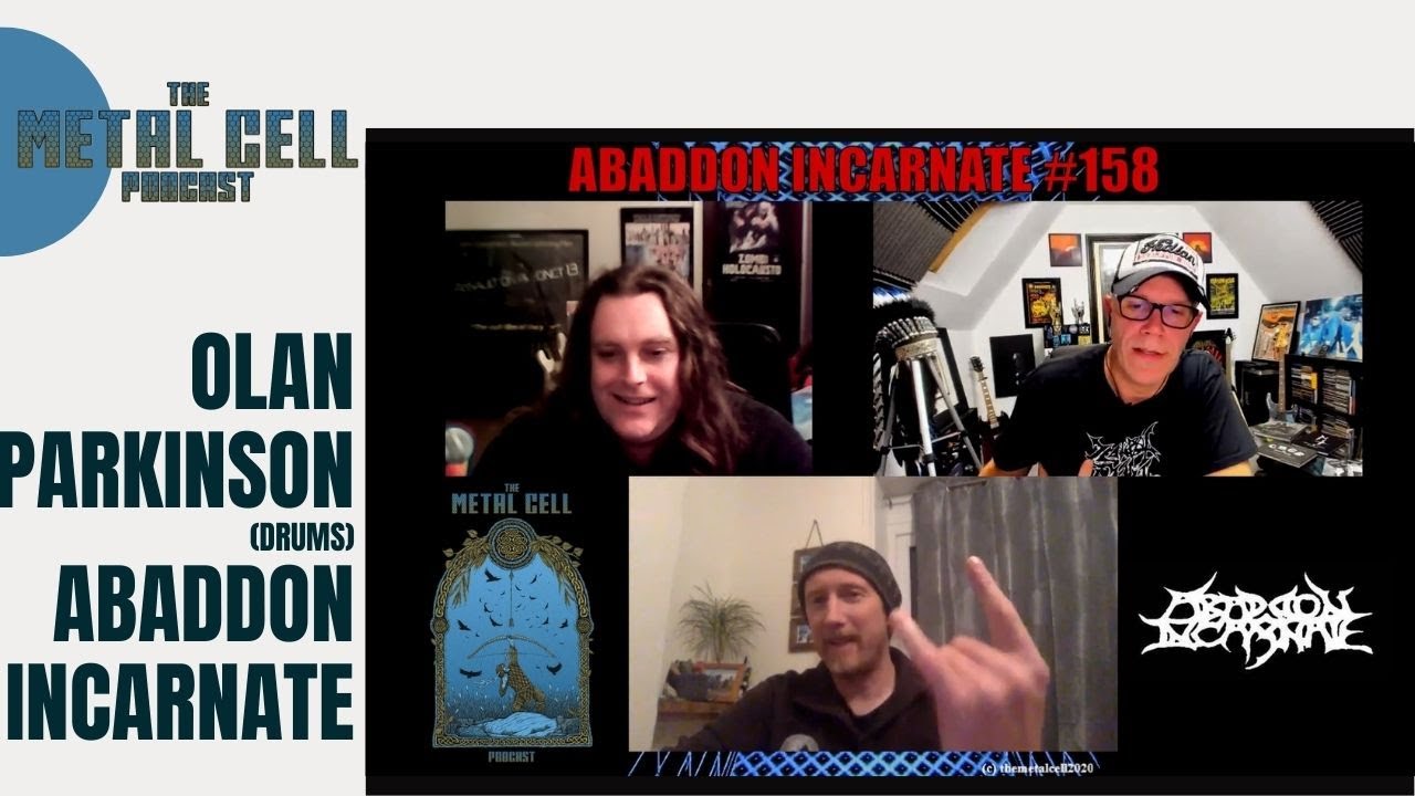 Abaddon Incarnate. Olan Parkinson drummer of the legendary Death Metal ...