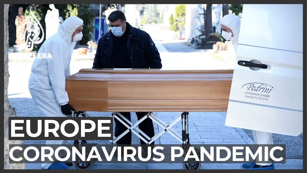 Italy coronavirus death toll rises by 793 to 4,825 - YouTube