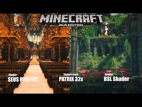 Minecraft Java Patrix 32x free texture pack with SUES PTGI E12 and BSL ...