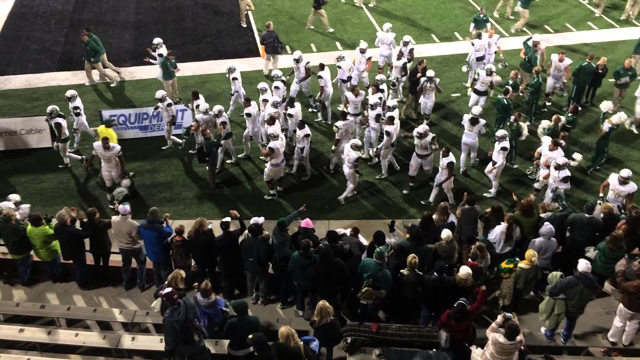 UAB Blazers' celebration with fans after road win at WKU - Oct 4, 2014 ...