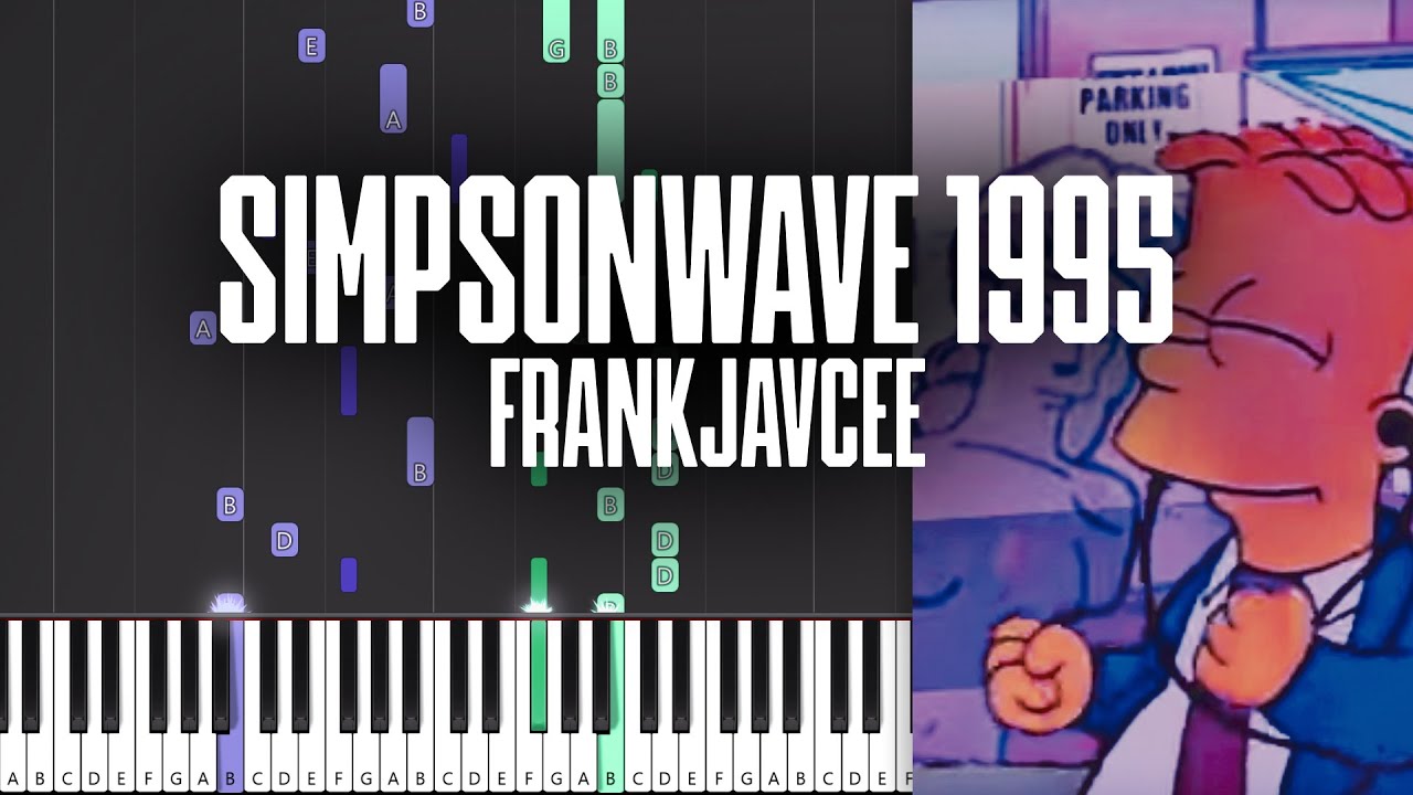 Simpsonwave 1995 - FrankJavCee - Piano Tutorial + MIDI - YouTube