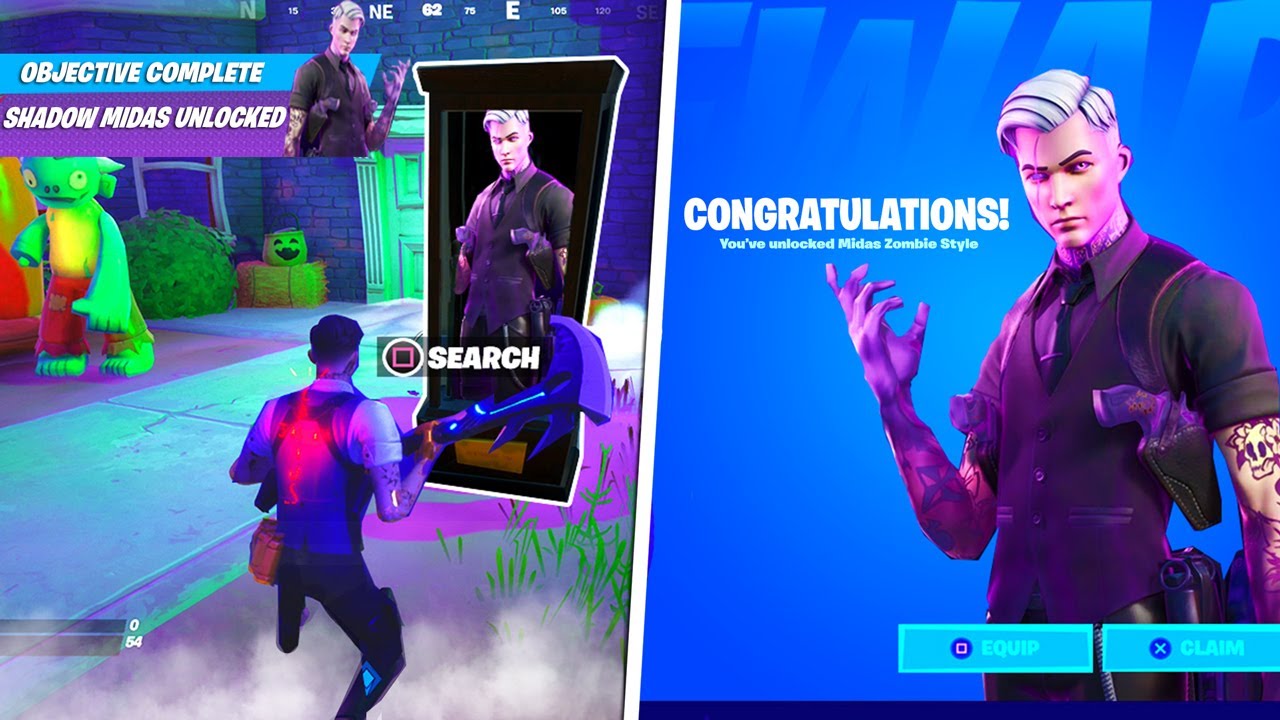 How to UNLOCK SHADOW MIDAS SKIN in Fortnite! (HIDDEN SECRETS) - YouTube