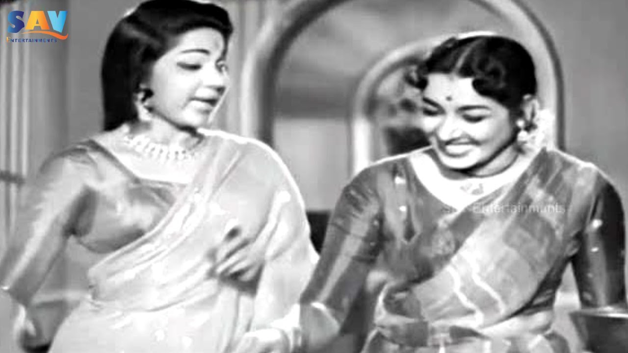 Bhanumathi And Jamuna Kitchen Comedy | Thodu Needa Movie Scene - YouTube