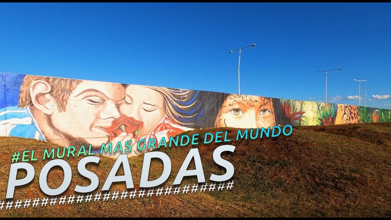 Recorriendo el MURAL MAS GRANDE DEL MUNDO I ARGENTINA I Ultra HD WALK ...