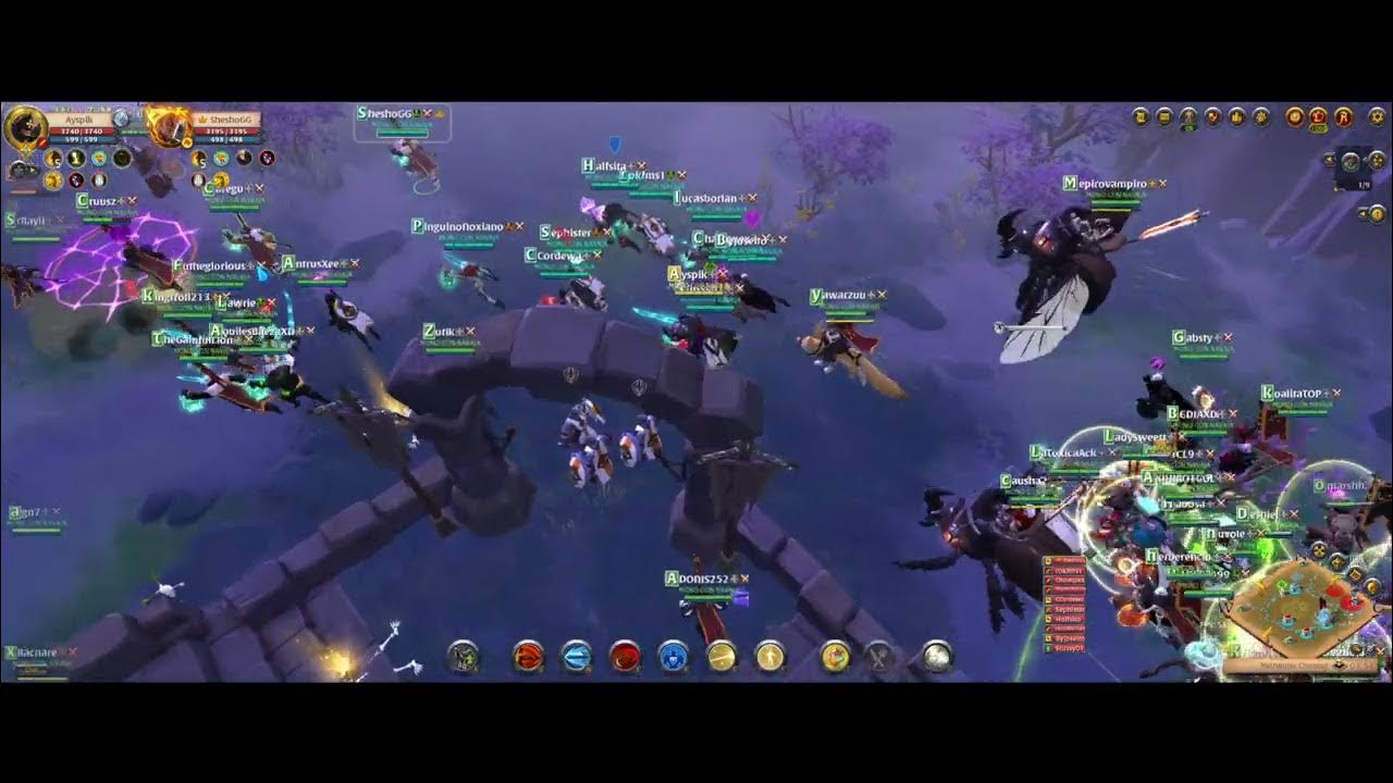 Parte 3 - Bomb McN vs Militant- Gremio Monos con Navaja - Albion Online ZvZ - YouTube