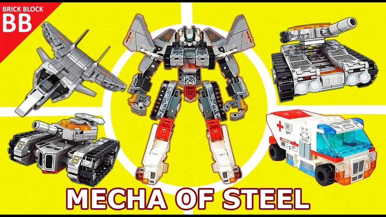 Sembo Mecha of Steel !! ⚡️ Mix Match by Request How to build Lego ...