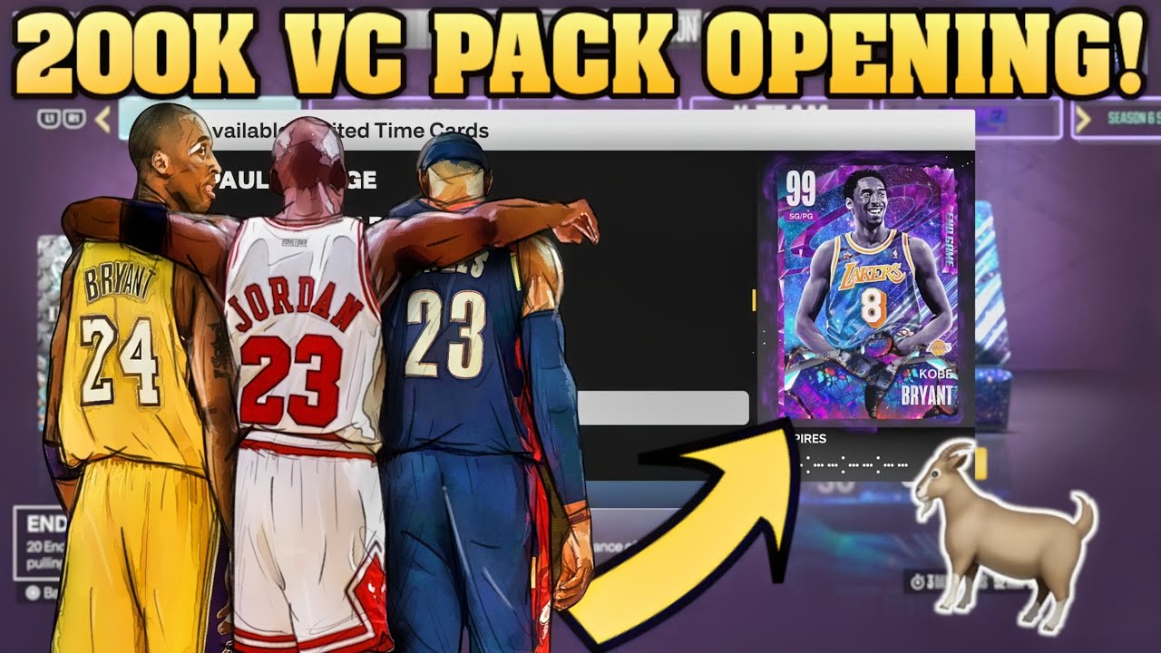 200K VC END GAME KOBE BRYANT PACK OPENING! CAN WELL PULL SOME HEAT? NBA ...