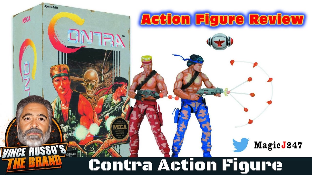 CONTRA Video Game Action Figure Review - NECA Toys - YouTube