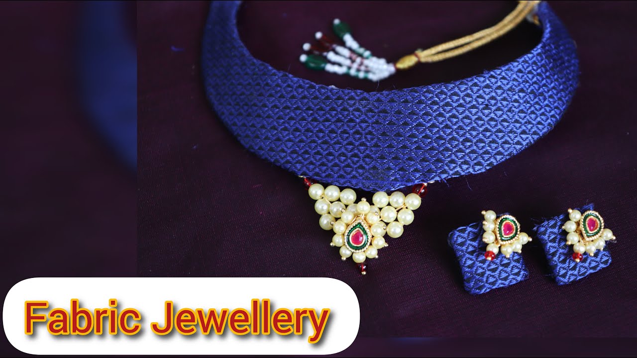 Fabric Jewellery Making | Khan Jewellery | DIY Khan Jewellery| DIY ...