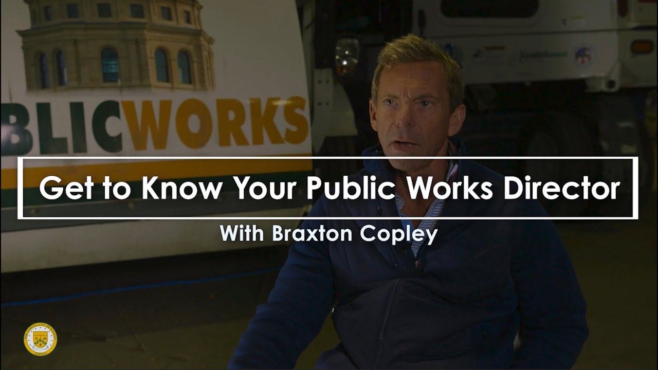 Get to know Public Works Director Braxton Copley - YouTube