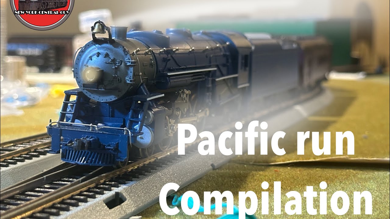 HO scale Pacific run compilation - YouTube
