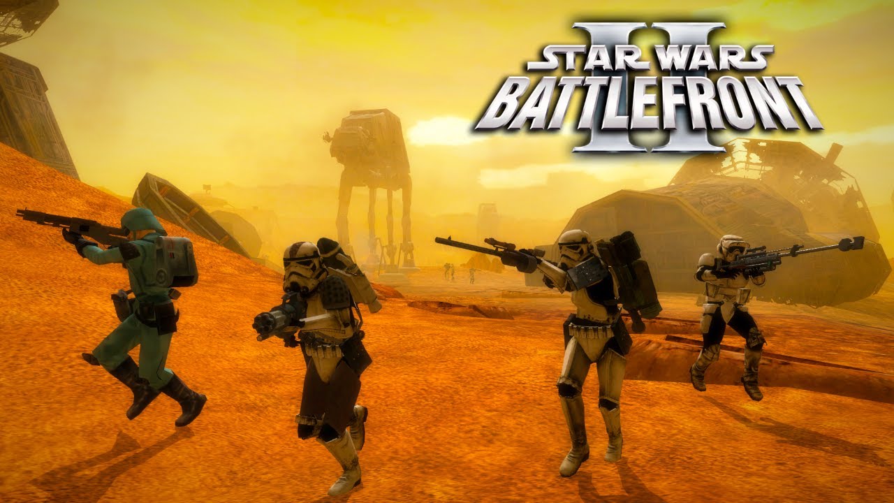 Star Wars Battlefront 2 - Geonosis Spire Attack Mod - Empire Side - YouTube