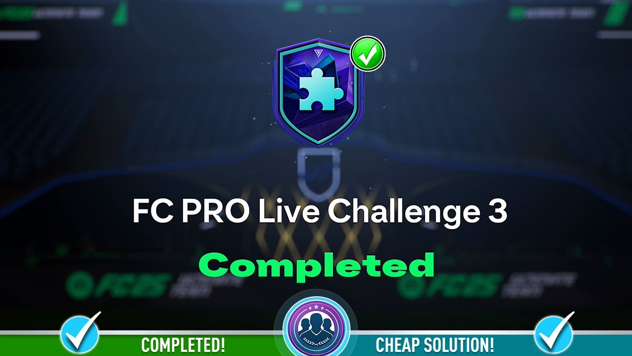 FC Pro Live Challenge 3 SBC Completed - Cheap Solution & Tips - FC 25 ...