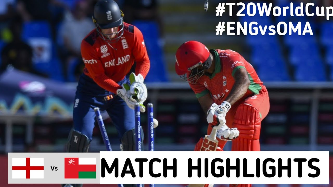 England vs Oman ICC T20 World Cup 2024 Match Highlights | ENG Vs OMAN ...