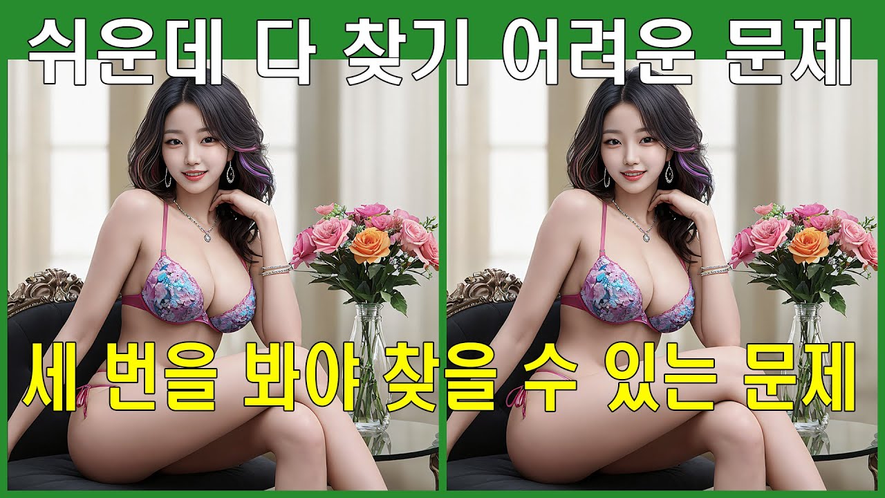 다른 그림 찾기 틀린 그림 찾기 재미가 있는 치매 예방 게임 다 찾으시고 치매 예방하세요 다 찾으시면 상위 3에 해당