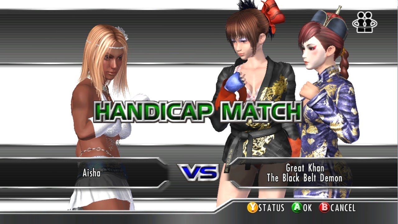 Rumble Rose XX Aisha (SS) vs The Naughty Empire Handicap Match - YouTube