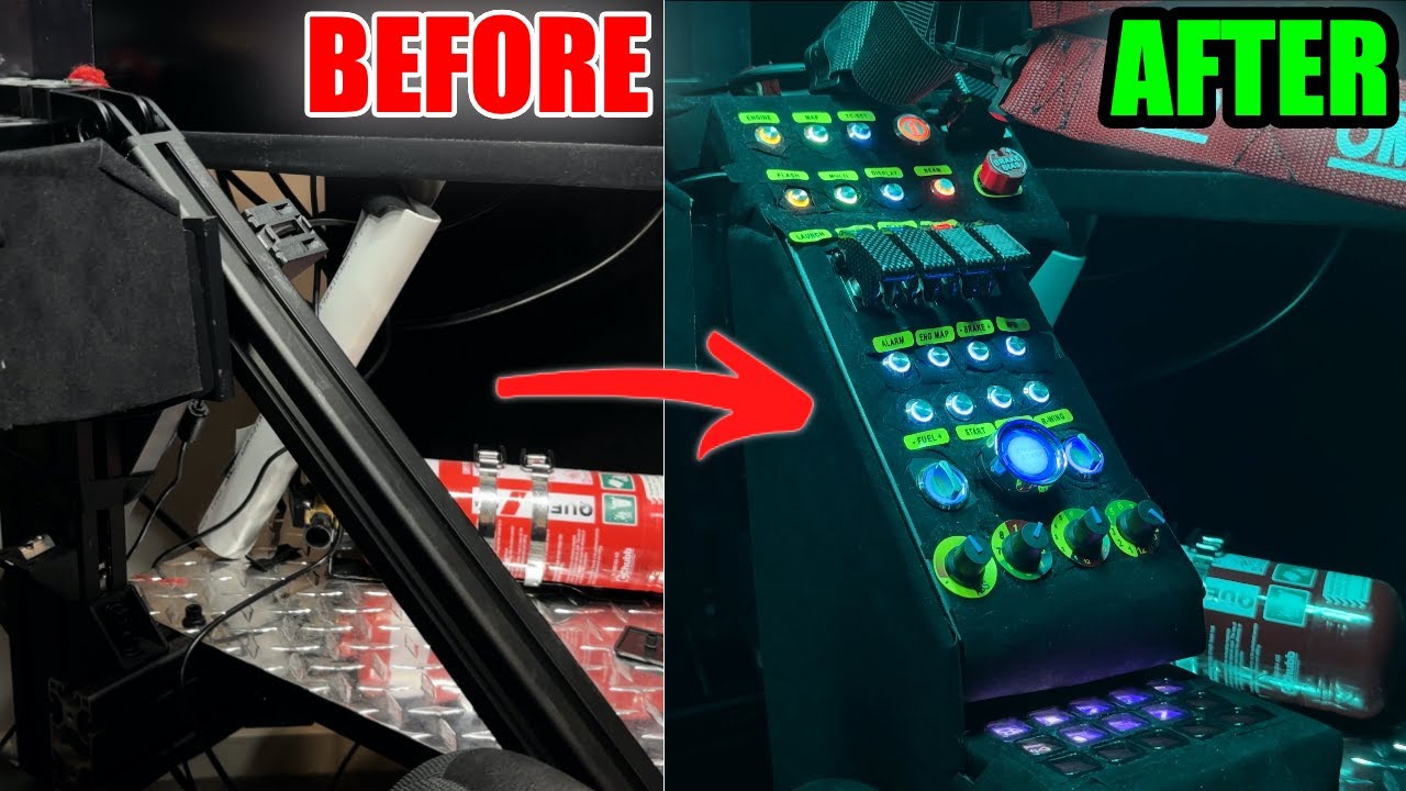 BUILD YOUR OWN Sim Racing Centre Console CHEAP! - YouTube