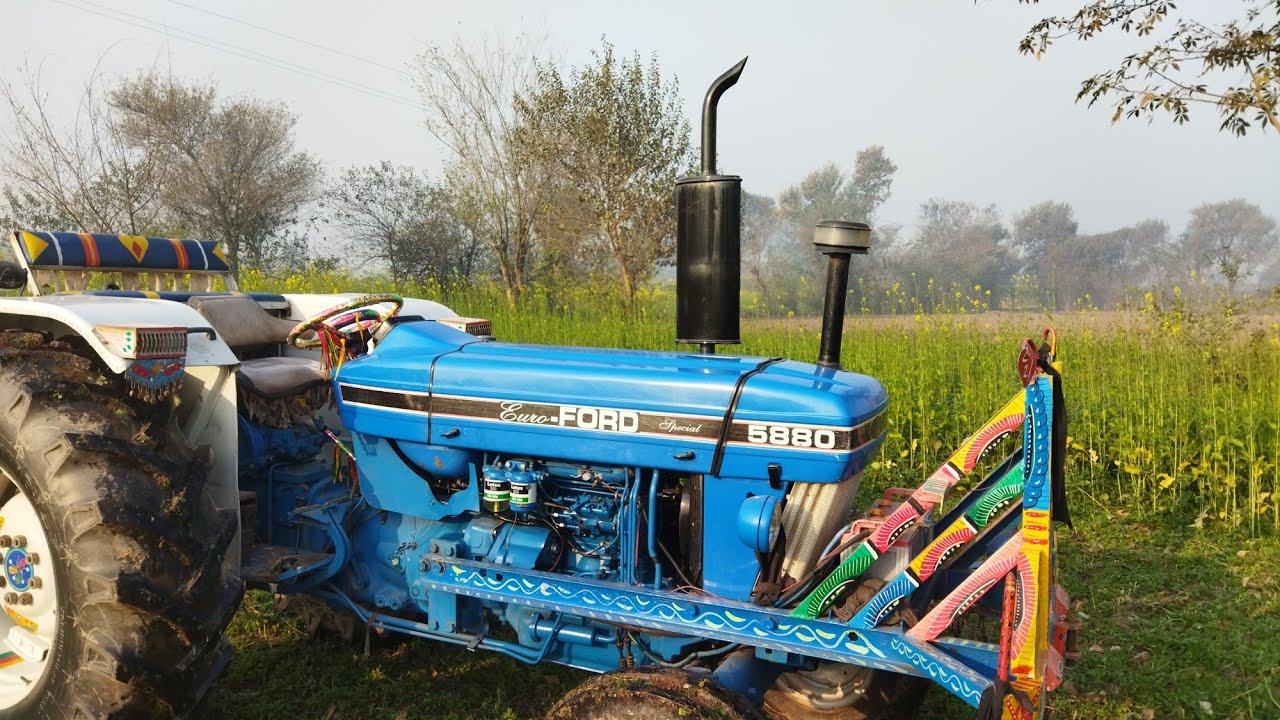 Euro Ford Tractor 5880 Ka Sound Check Kro @awantractors - YouTube