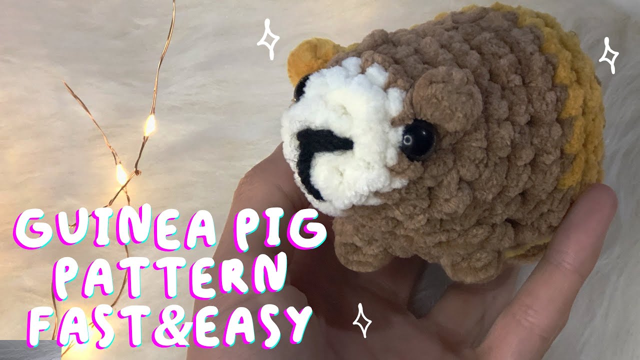 Crochet GUINEA PIG TUTORIAL | How To Crochet For Beginners - YouTube