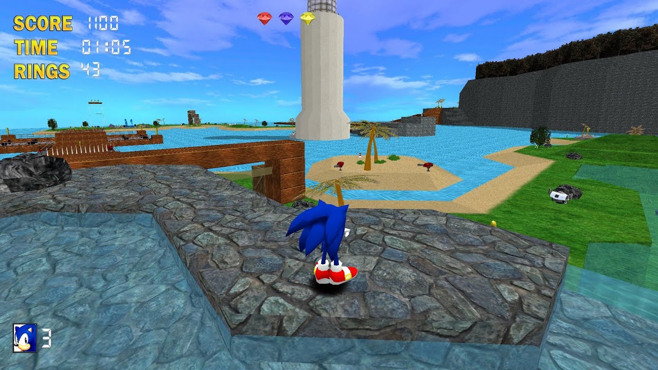 A Sonic Game in the Duke Nukem 3D / Build Engine | Sonic The Hedgehog ...