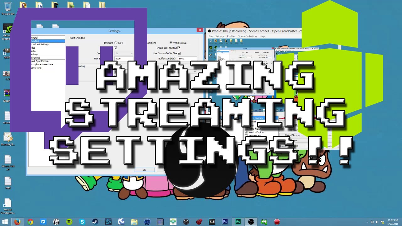 Best streaming settings for OBS on both Hitbox and Twitch! - YouTube