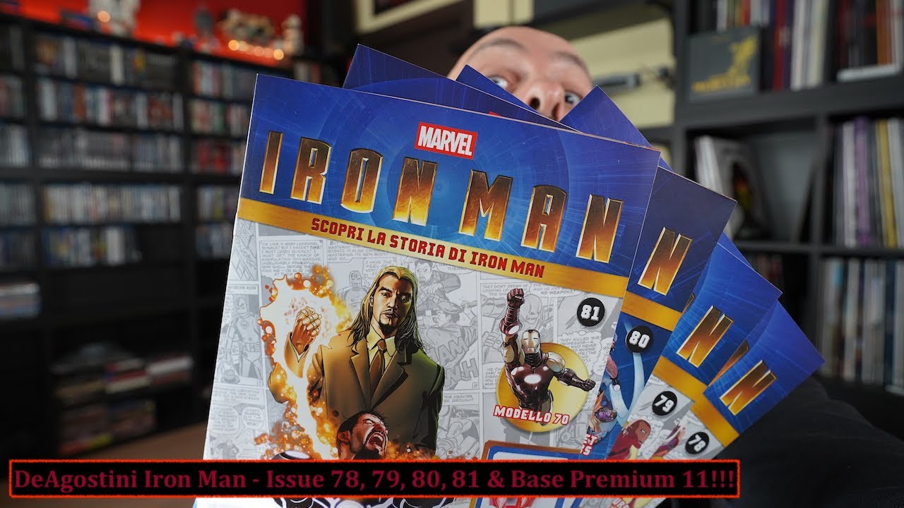 DeAgostini Iron Man - Issue 78, 79, 80, 81 & Base Premium 11!!! - YouTube