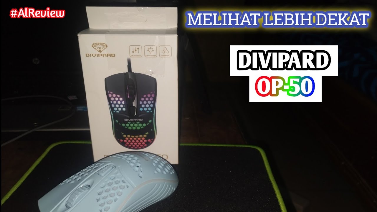 Mouse Divipard OP-50 Honey Comb | AlReview - YouTube