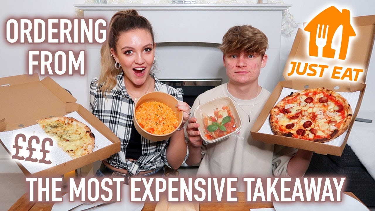 WE ORDERED THE MOST EXPENSIVE TAKEAWAY IN OUR TOWN... - YouTube