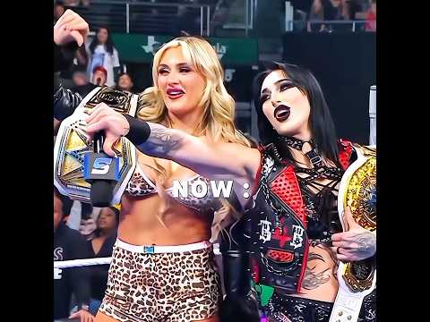 Rhea Ripley & Tiffany Stratton Then Vs Now Edit 🤍 #wwe #rhearipley #tiffanystratton #thenandnow #raw