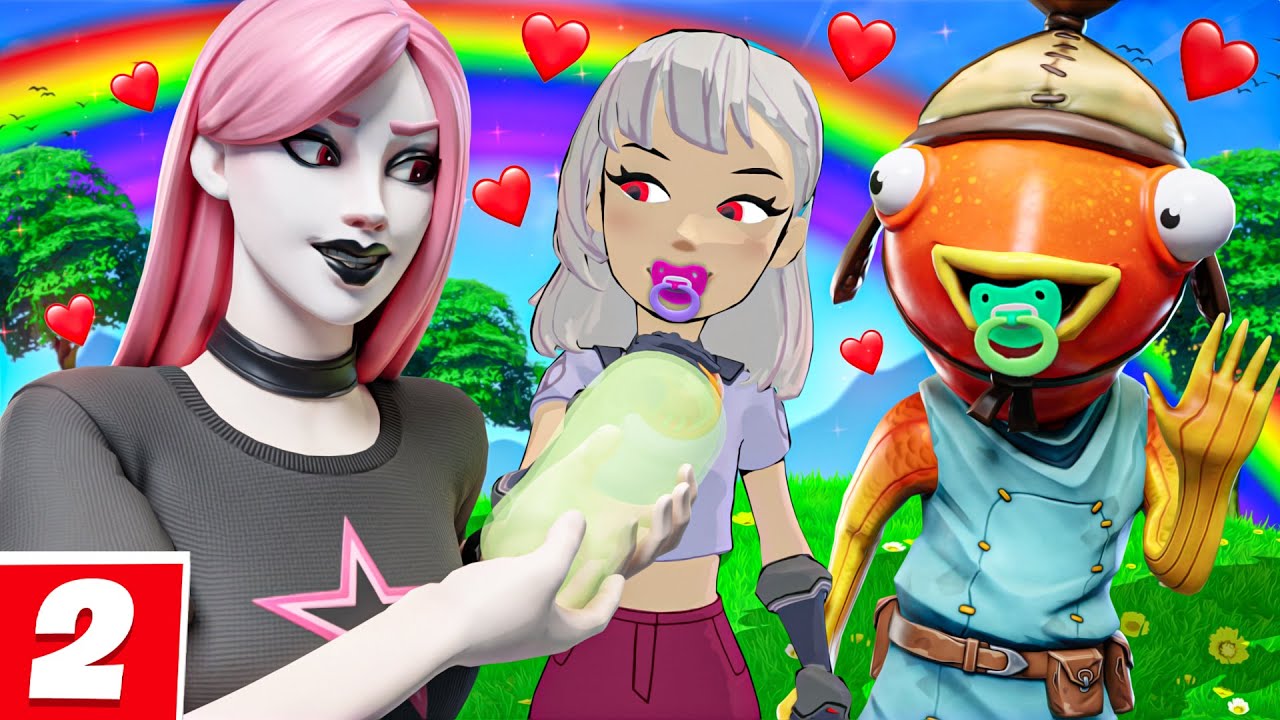 J'ADOPTE UNE FILLE ! - La Vie de Chocoh (Fortnite) - YouTube