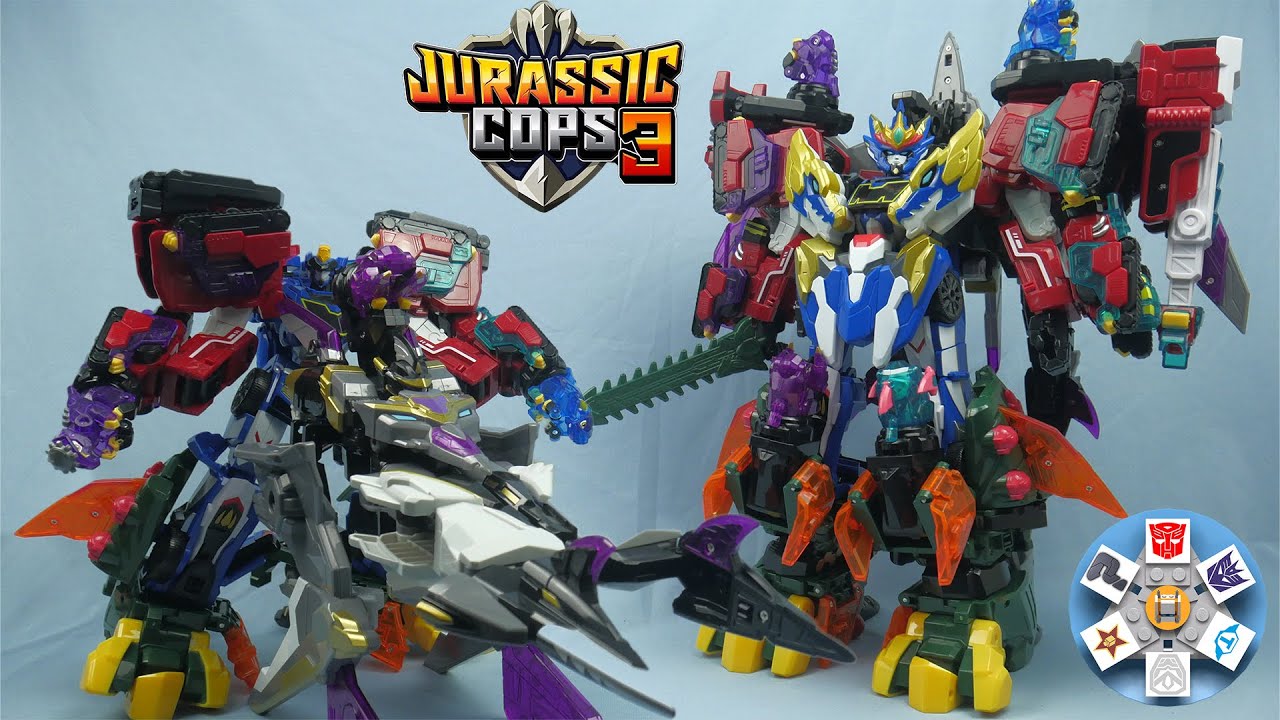 Jurassic Cops 3 - All Fusion Combos - Buster, Cannon, Hyper Modes ...