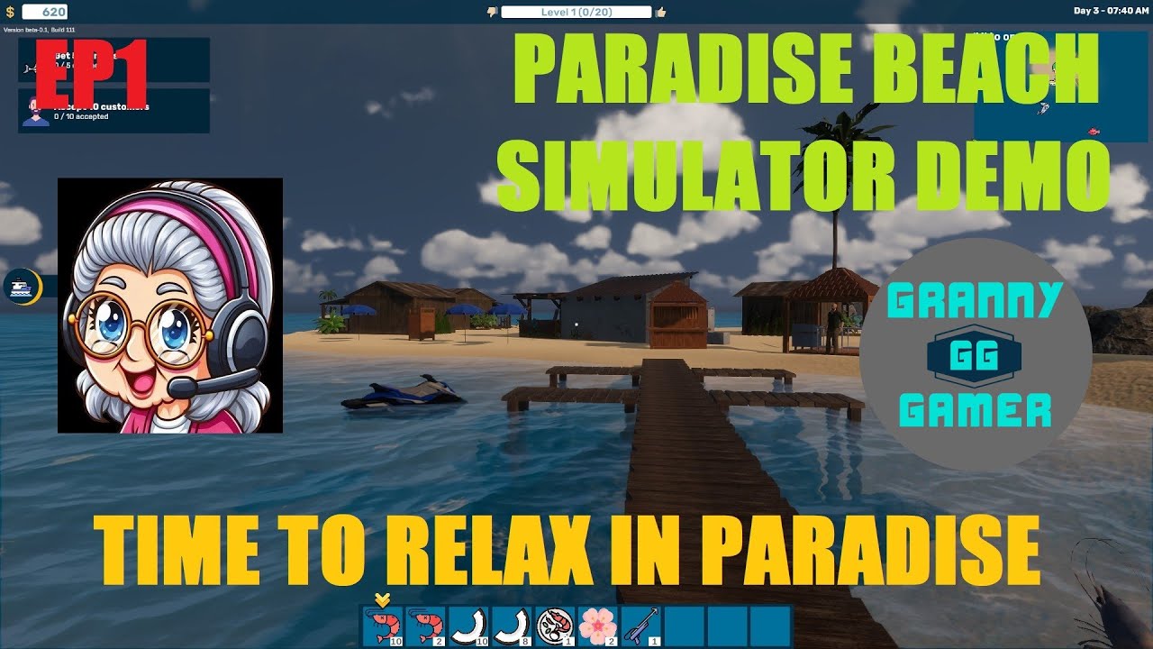 PARADISE BEACH SIMULATOR DEMO EP1 - YouTube