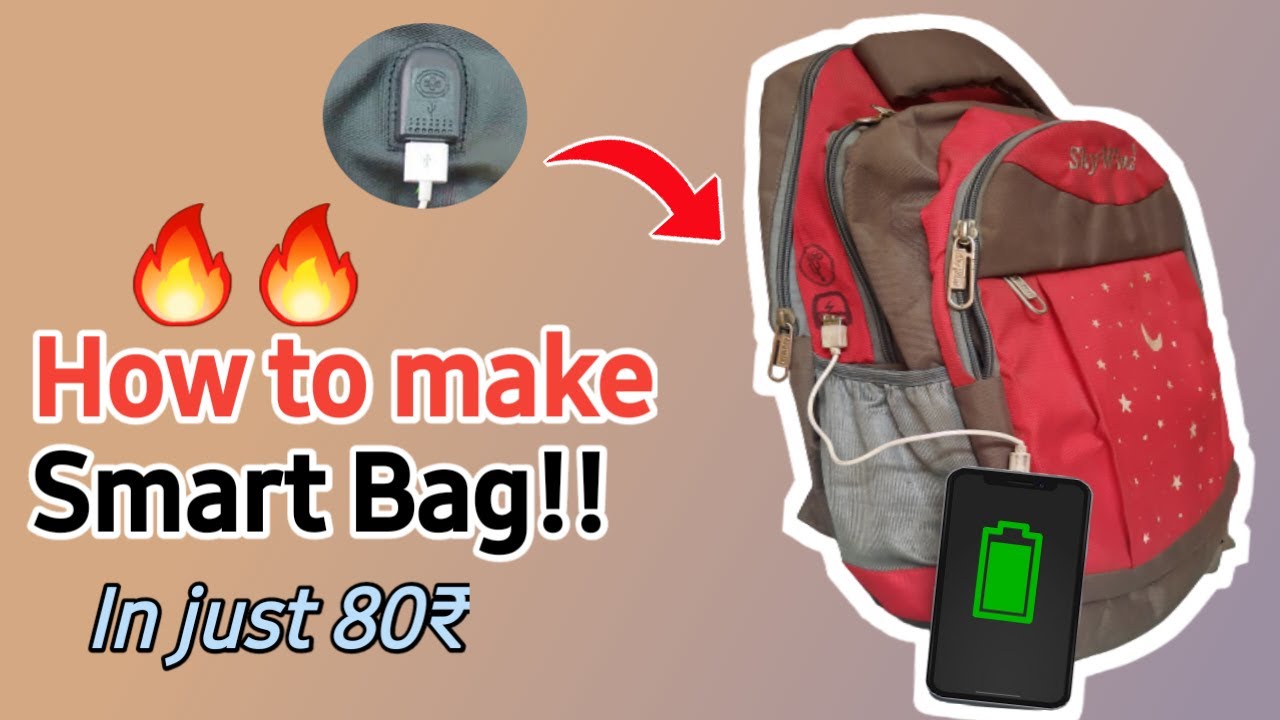 How to make Smart Bag at home simple | age of science - YouTube