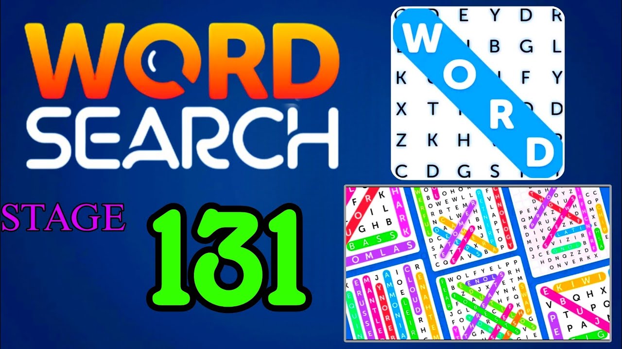 WORD SEARCH Stage 131 Level 931 932 933 934 935 936 - YouTube