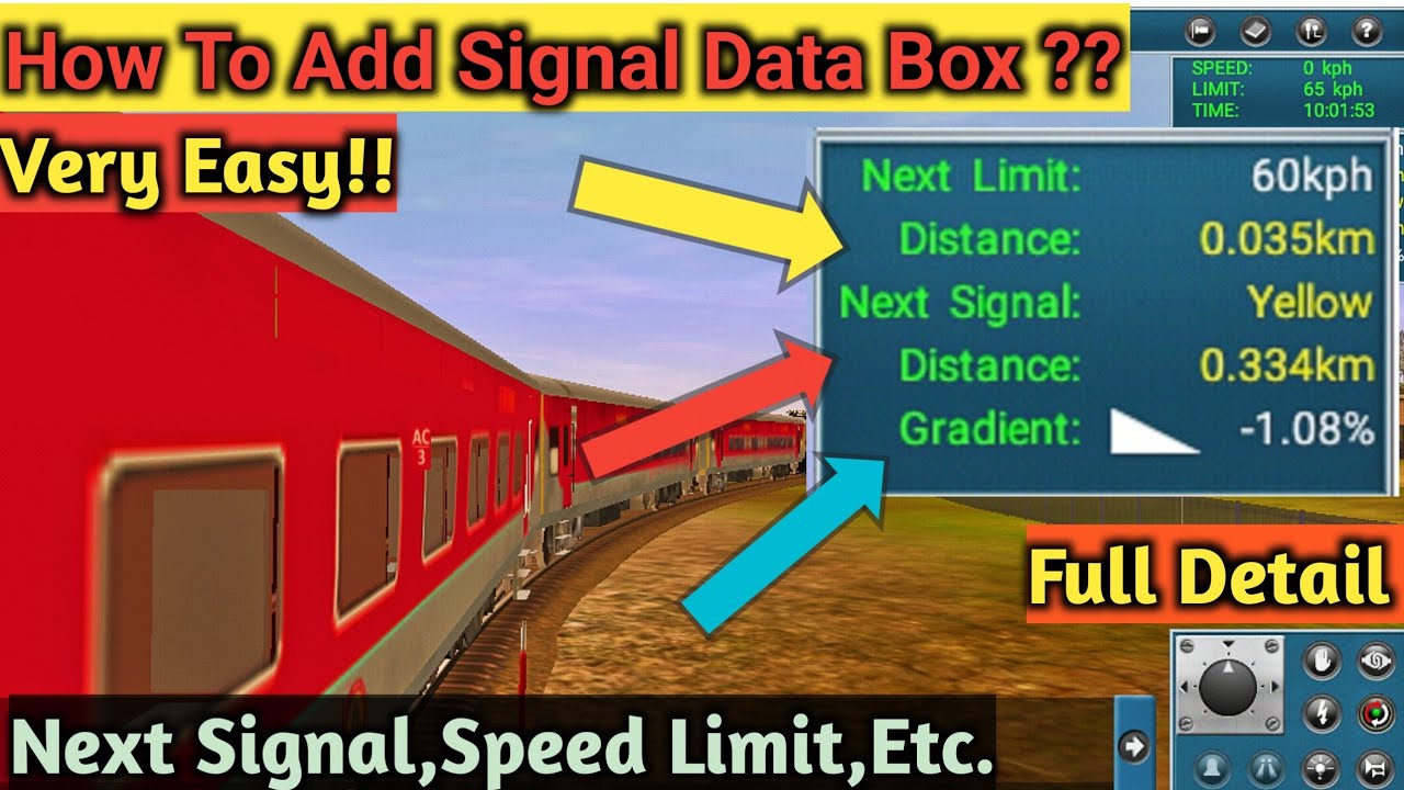 #How To Add Signal Data Box In Trainz Simulator Full Detail # ...