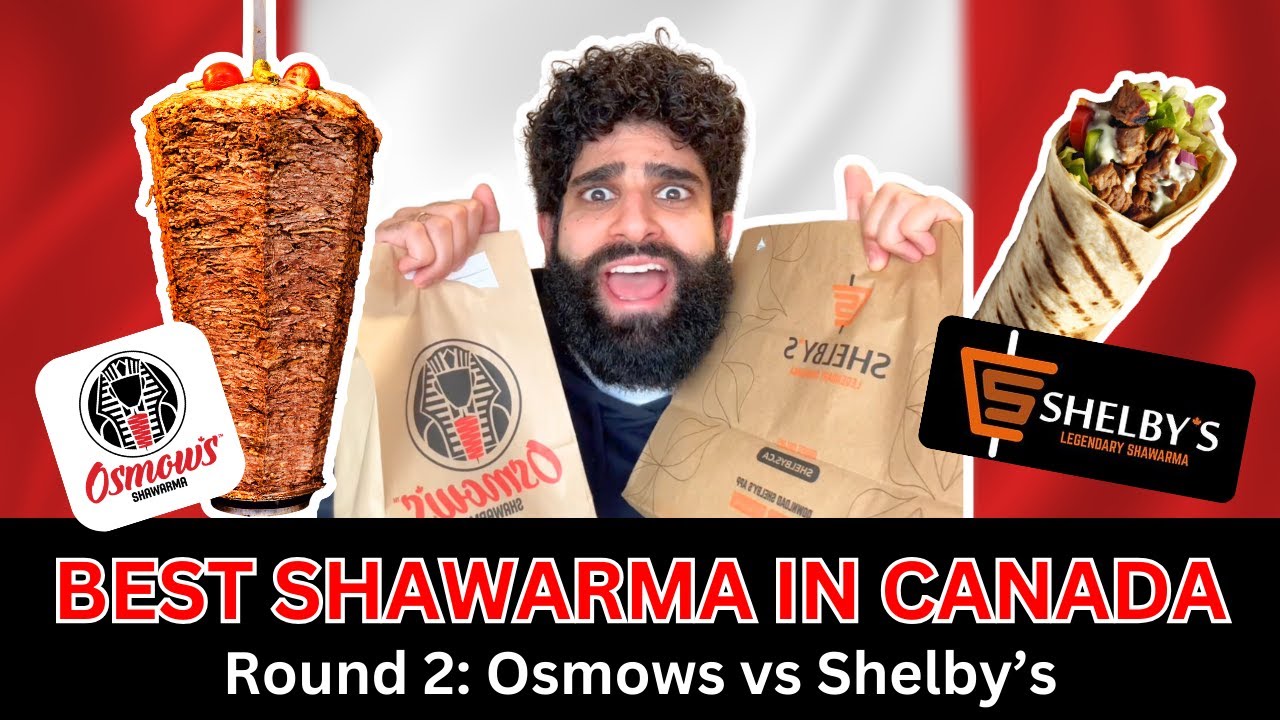 Finding the BEST Chicken Shawarma in Canada 🇨🇦 Round 2: Osmows vs ...