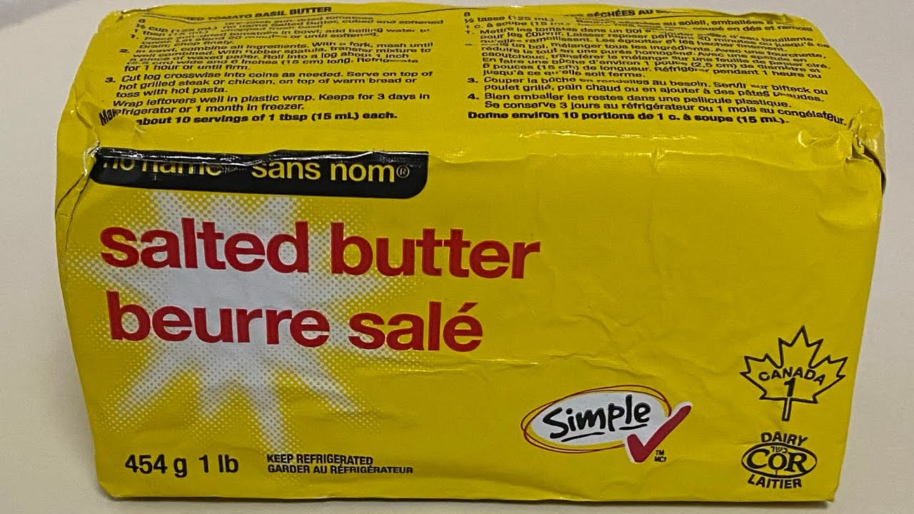 No Name Salted Butter 🧈 - YouTube