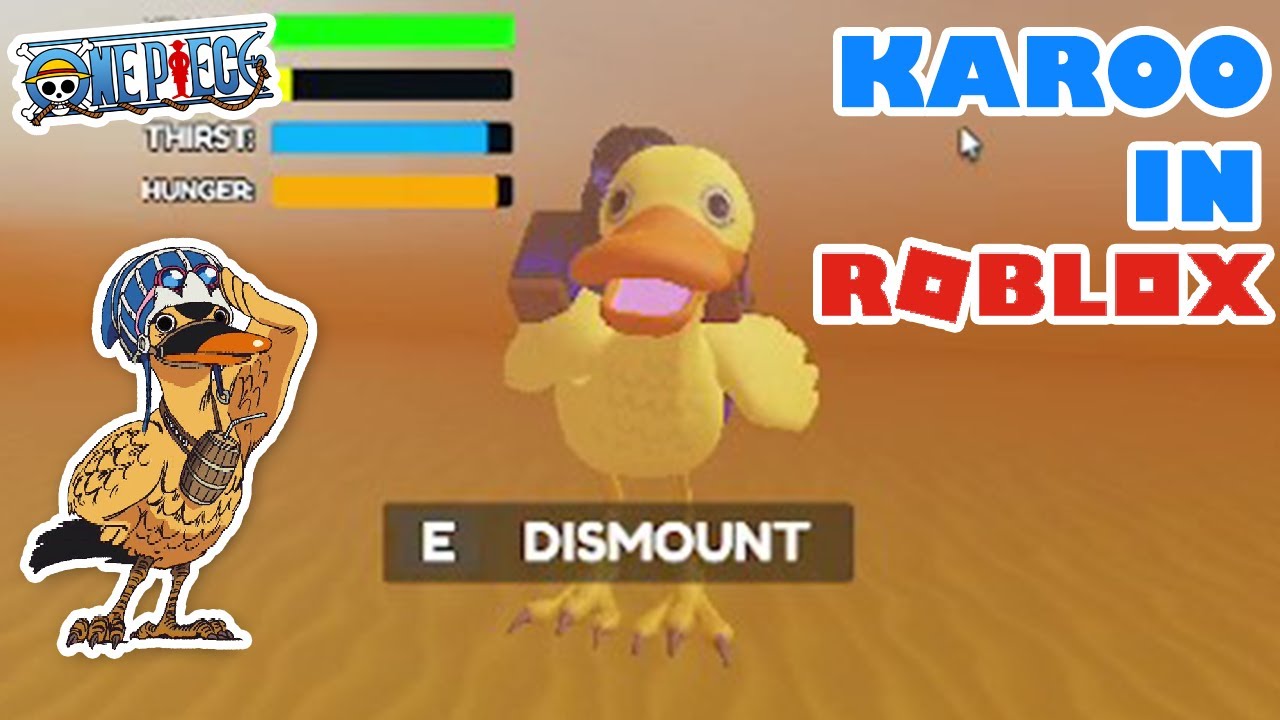 I made a karoo from One Piece in Roblox - YouTube
