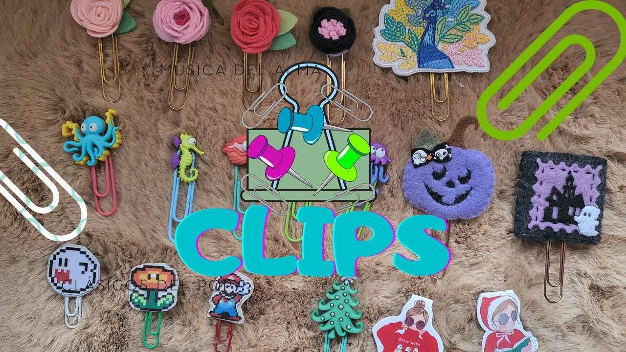 📎😊Coleccion de PAPELERIA | CLIPS CLIPS Y MAS CLIPS 😊 - YouTube