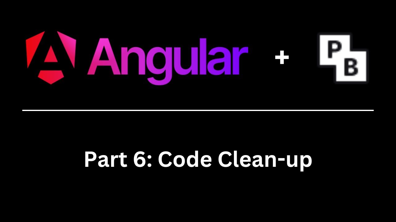 Angular and Pocketbase Part 6 - Code Cleanup - YouTube