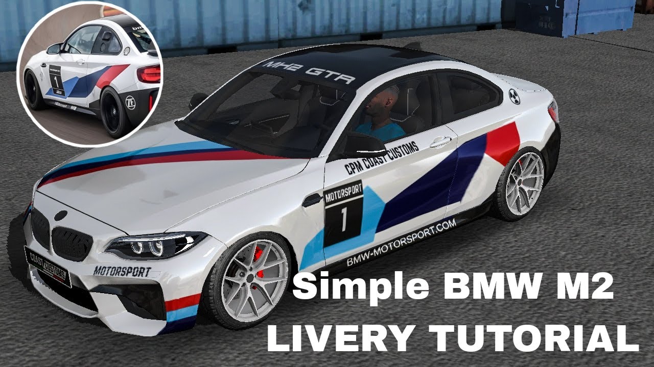 How to Design Simple BMW M2 Livery on Car Parking Multiplayer ...
