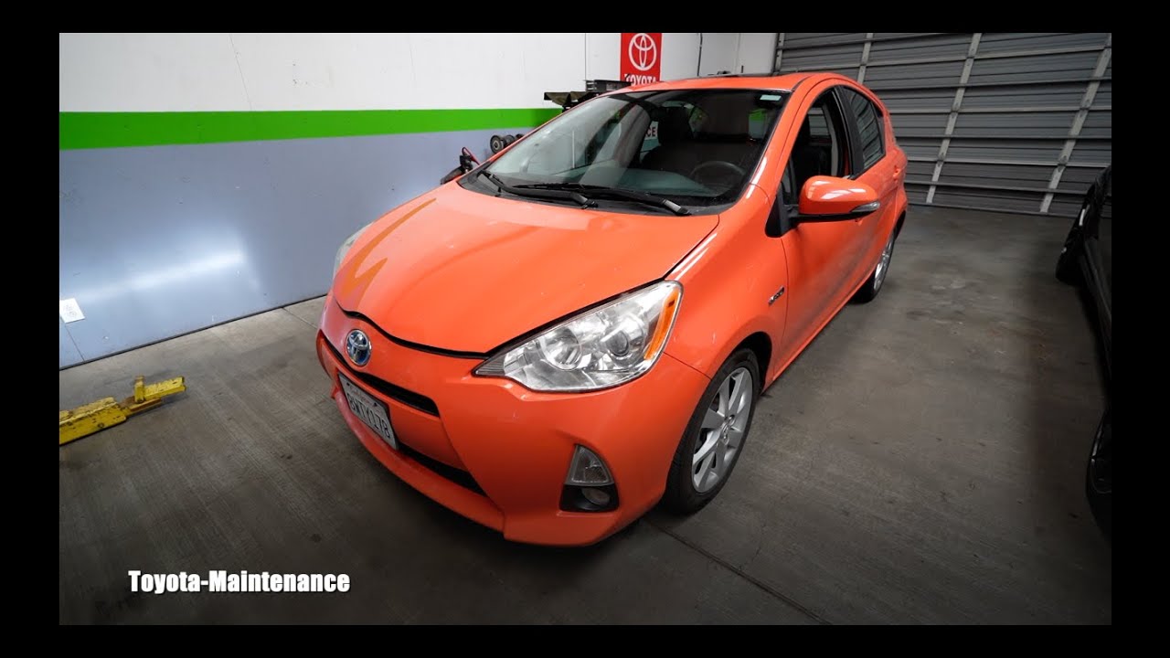 Prius C 12 Volt Battery Location - YouTube