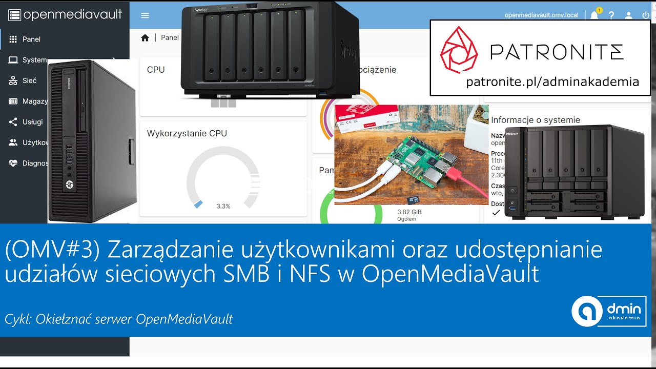 (OMV#3) Zarządzanie użytkownikami oraz udostępnianie udziałów sieciowych SMB i NFS w ...
