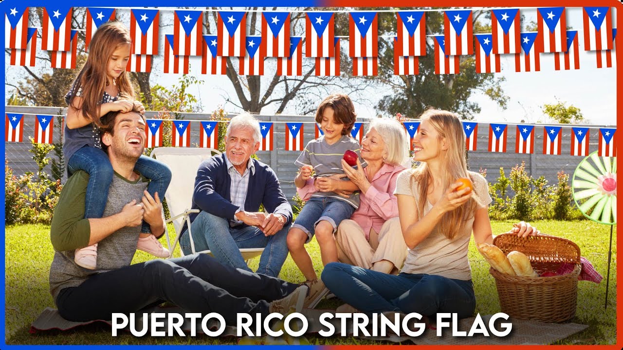 Puerto Rico String Flag - YouTube