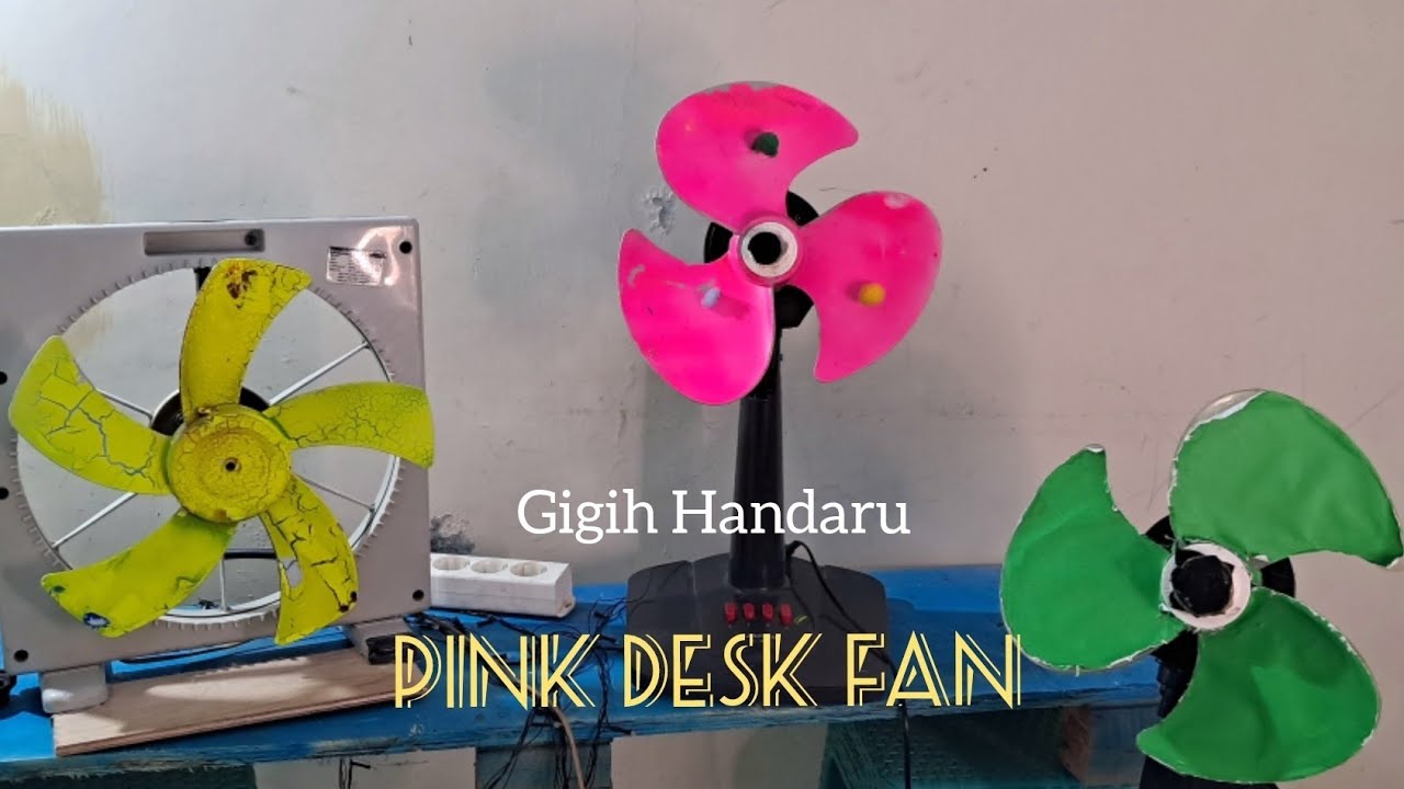 Pink Desk Fan - YouTube
