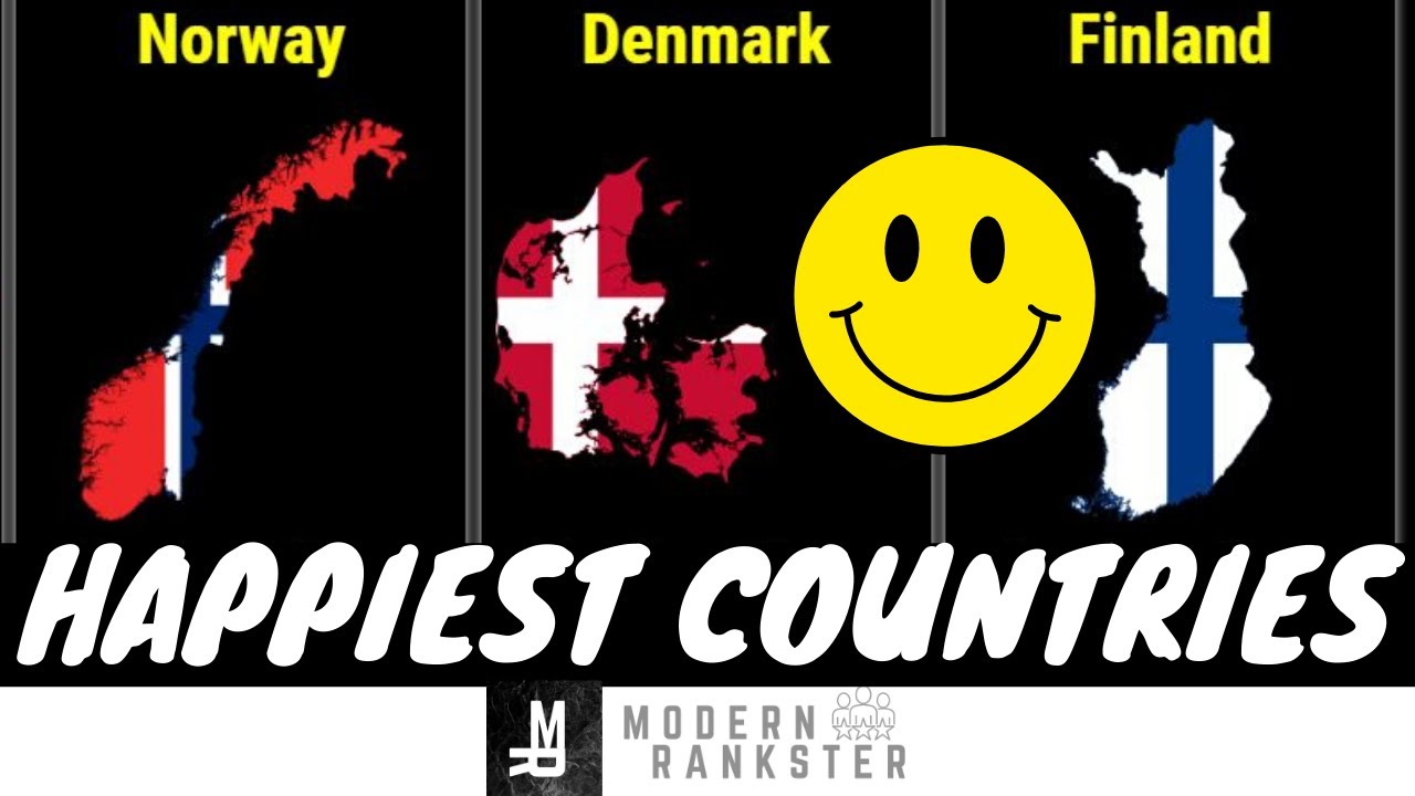 Top 100 Happiest Countries In The World - Happiest Countries Comparison ...