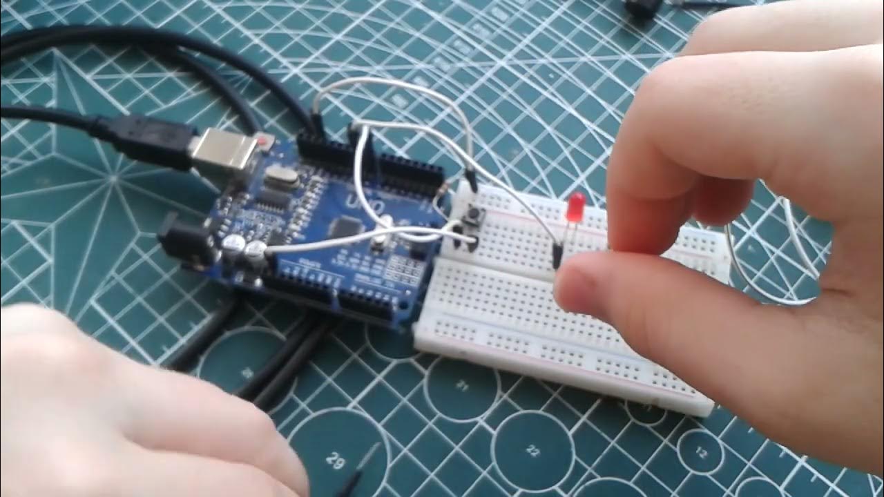 Arduino Öğreniyoruz! #2 | if else komutu, buton ile led yakma. - YouTube
